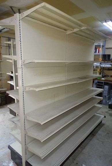 Heavy Duty Commercial Grade Gondola Shelving Unit W/ 14 48" & 14 36 ...