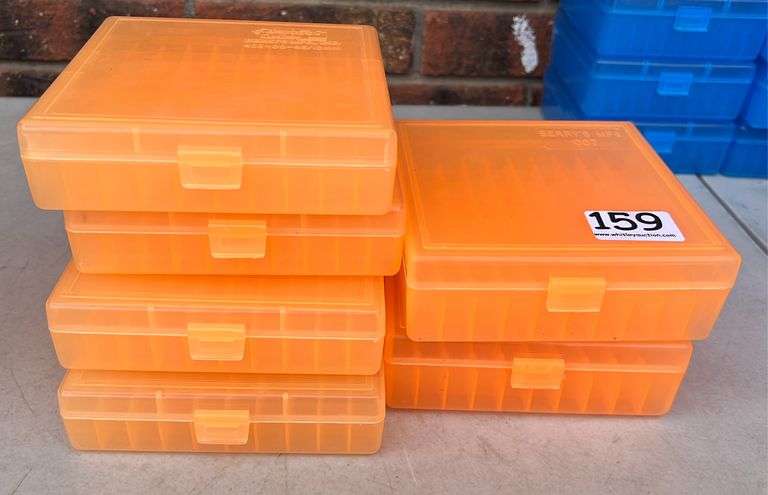 2 Berry's 100-Round Hinge-Top Ammo Box for 41-44 Mag & 4 100-Round Ammo ...