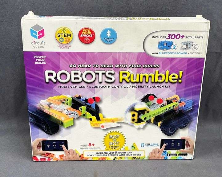 Brand New, Circuit Cubes Bluetooth Remote ROBOTS Rumble Kit. Build any ...