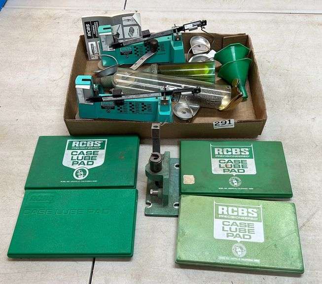 2 RCBS Scales, Powder Measurer, 4 Case Lube Pads & More. All for one ...