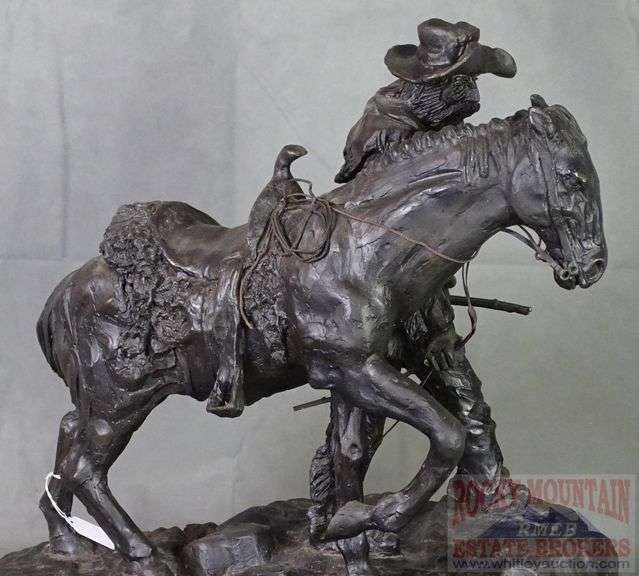 Massive "Two-Alons" (Prospector) After Marshall Mitchell Bronze ...