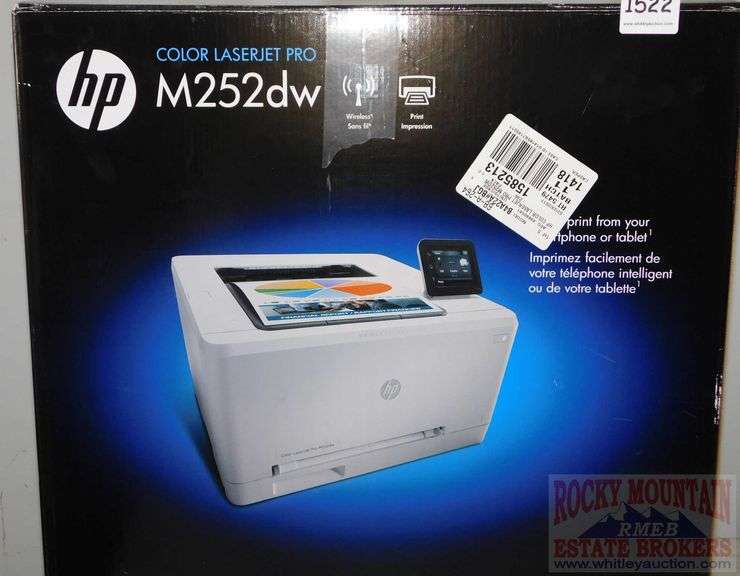 HP M252dw Color Laser Printer. - Rocky Mountain Estate Brokers Inc.