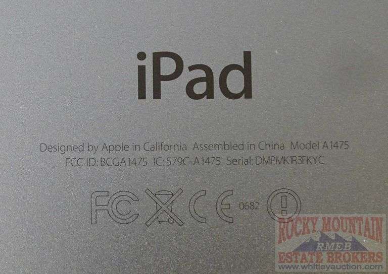 Apple iPad Air Tablet W/ Wi-Fi & Cellular, Model: A1475. This has been ...