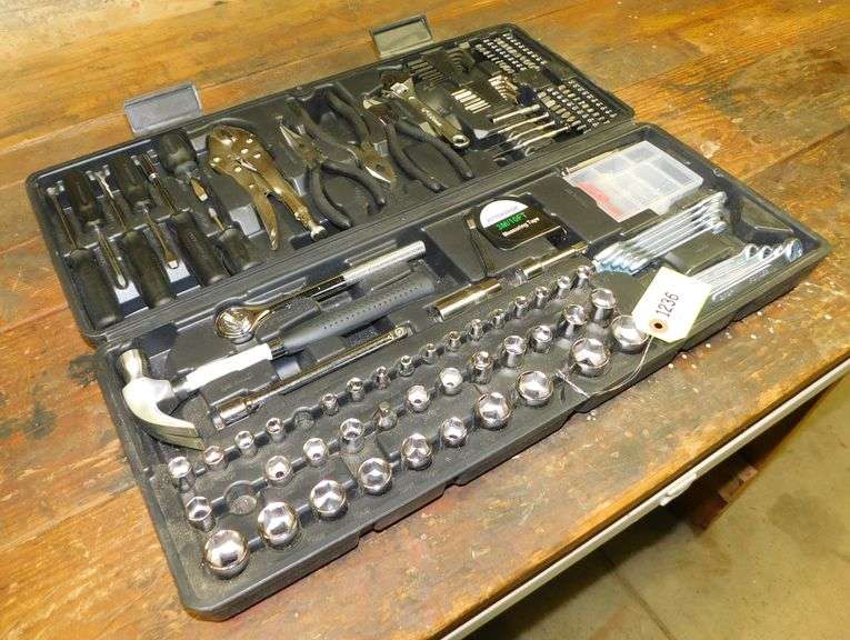 Pittsburgh Tool Kit in Case. This appears to be complete except for one ...