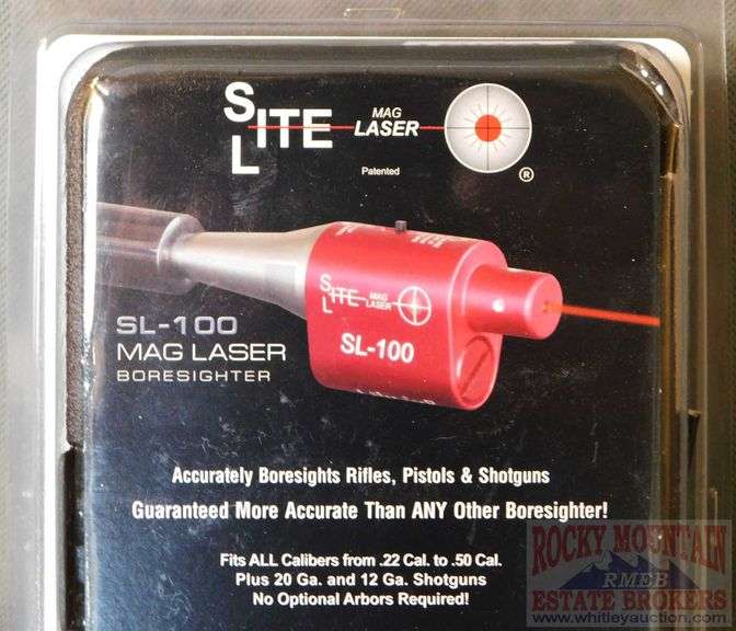 New SL-100 Mag Laser Boresighter. Fits all calibers from .22 to .50 ...