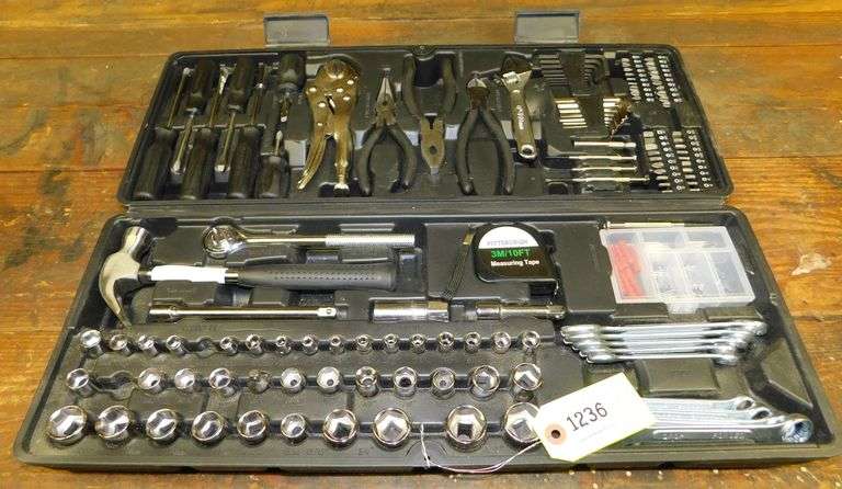 Pittsburgh Tool Kit in Case. This appears to be complete except for one ...