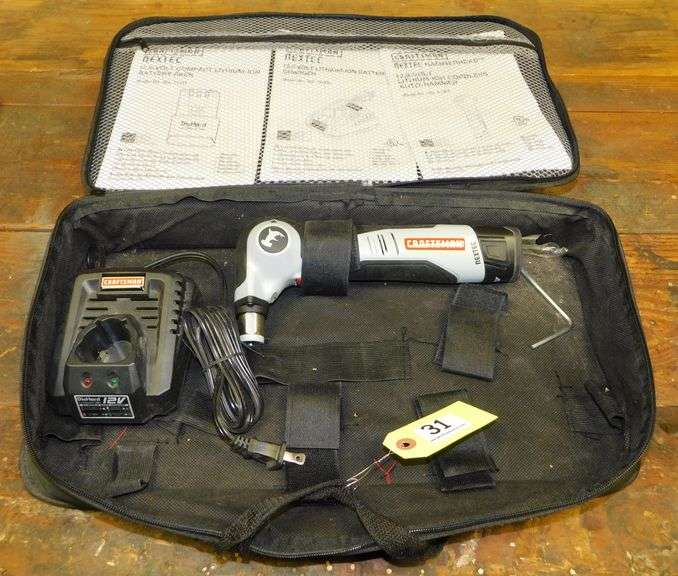 Craftsman Nextec 12-Volt Lithium Ion Cordless Auto-Hammer W/ Battery ...