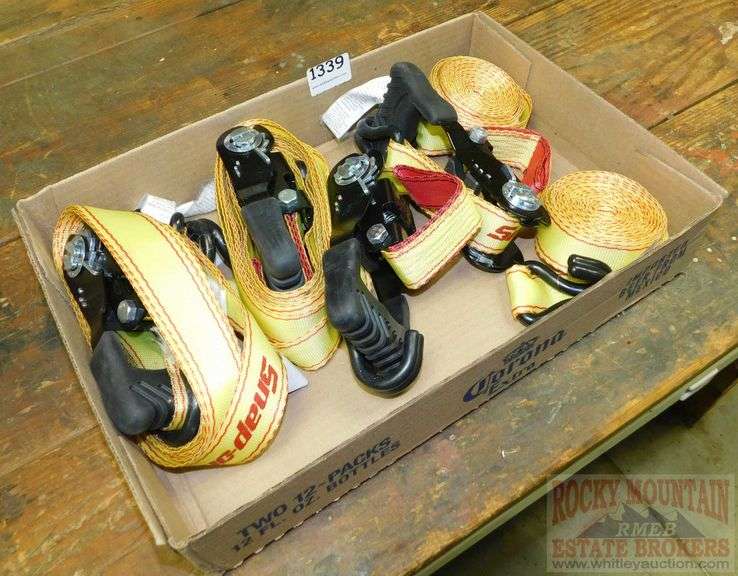 4 Snap-On Ratcheting Tie Down Straps. All for one money. - Rocky ...