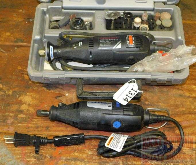Dremel 395 Moto-Tool W/ Accessories & Case and Dremel Model 200 Rotary ...
