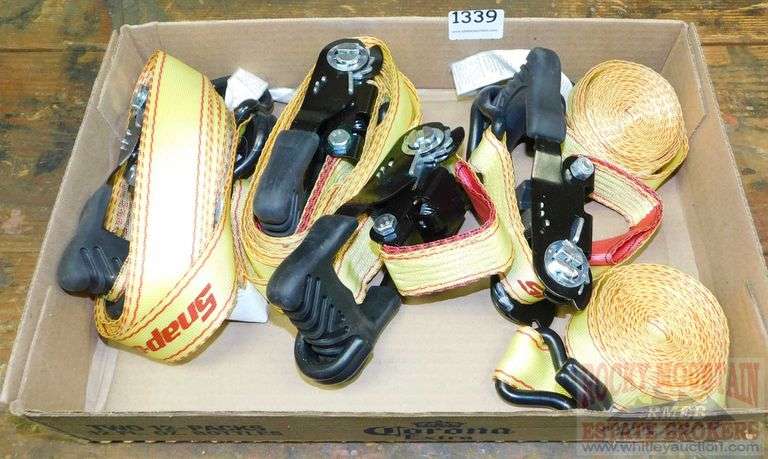 4 Snap-On Ratcheting Tie Down Straps. All for one money. - Rocky ...