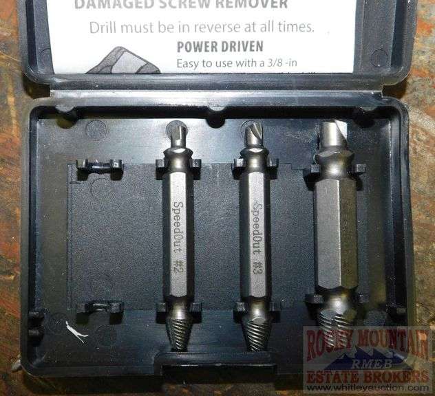 Stanley & DeWalt Bit Sets & Speed-Out Screw Extractor Set Missing One ...