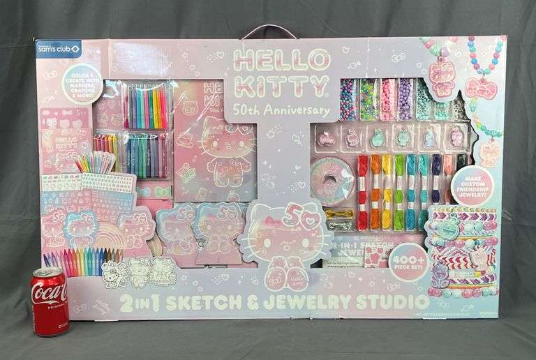 Brand New Hello Kitty 50th Anniversary Large - Sketch & Jewelry Studio ...
