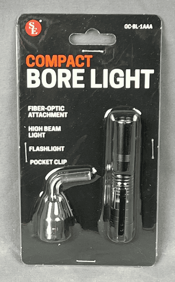 Brand New Compact Bore Light W/ High Beam Light, Fiber-Optic Attachment ...