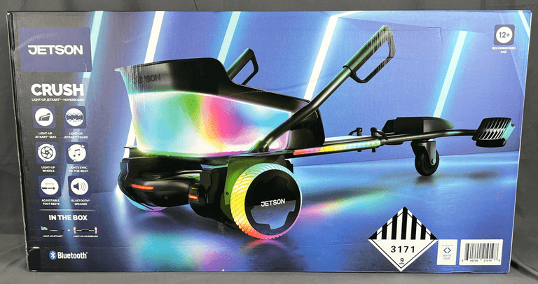 New Jetson Crush JetKart (Go-Kart) - Hoverboard Combo with LED Lights ...