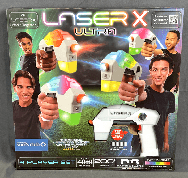 Brand New Laser X Ultra 4-Player Home Laser Tag Set. - Rocky Mountain ...