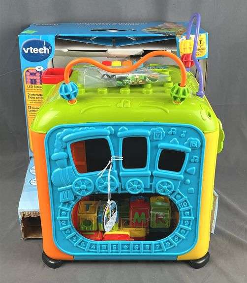 New VTech Ultimate Interactive Alphabet Activity Cube with 5 ...