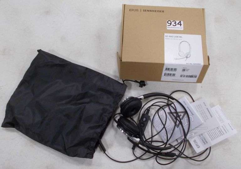 Sennheiser SC 660 USB Headset. - Rocky Mountain Estate Brokers Inc.