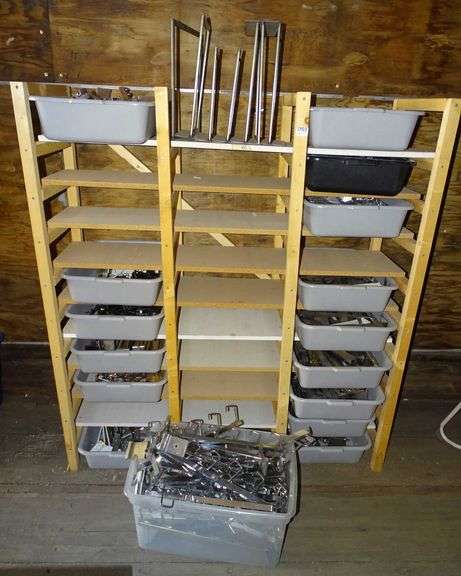 Storage Shelf W/ Gridwall & Slot Wall Brackets. All for one money ...