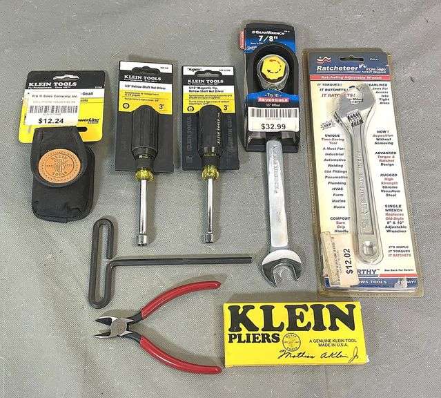 Brand New Gear Wrench 7/8" Offset Wrench, Klein 5 1/2" Pliers, Klein ...