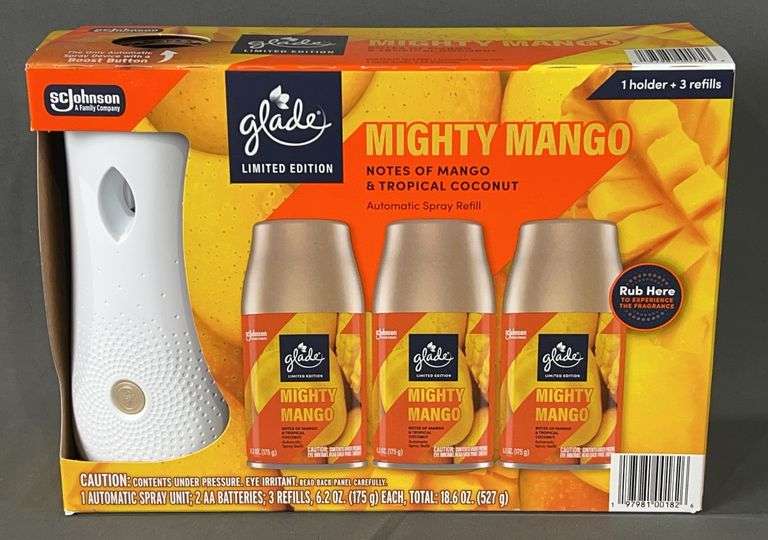 Brand New Glade Limited Edition "Mighty Mango" Automatic Air Freshener ...