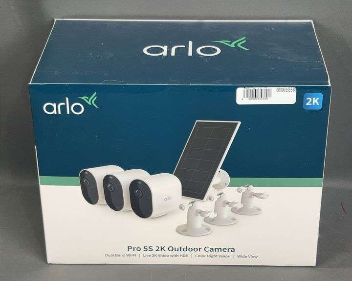 Brand New Box with 3 Arlo Pro 5S 2K Wireless Outdoor Cameras with Live ...