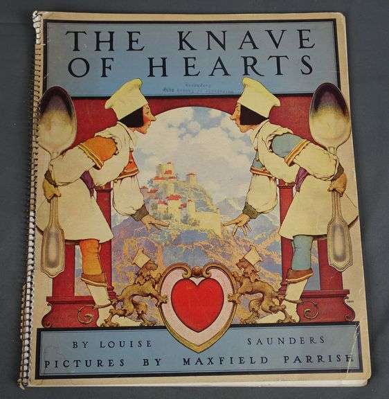 1925 "The Knave of Hearts" Softcover Book with Illustrations by ...