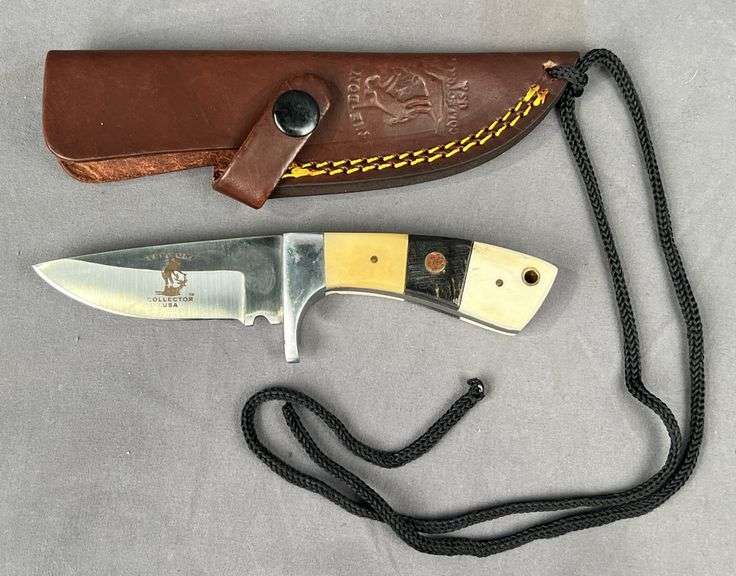 Brand New 7" Hunting Knife W/ Stainless Steel Blade, Full Tang ...