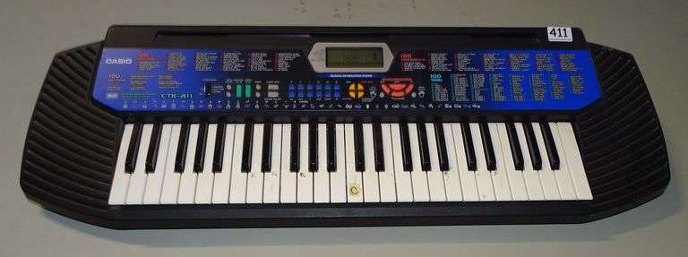 Casio CTK-411 Electronic Keyboard, Missing the power adaptor. - Rocky ...
