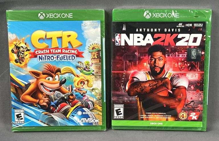 Brand New XBOX ONE "CTR Nitro-Fueled" & "NBA2K20" Games. These are ...