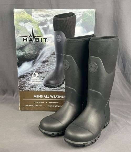 New Habit Men's Size 11, All Weather Adult Boots. These have an extra ...