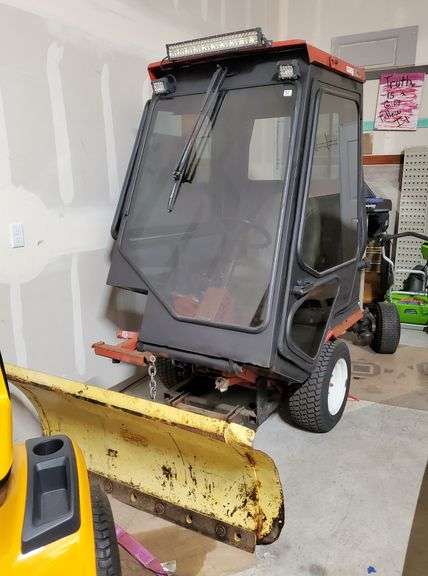 Toro 322-D 4-Wheel Drive Diesel Groundskeeper W/ Like New Cab & Snow ...