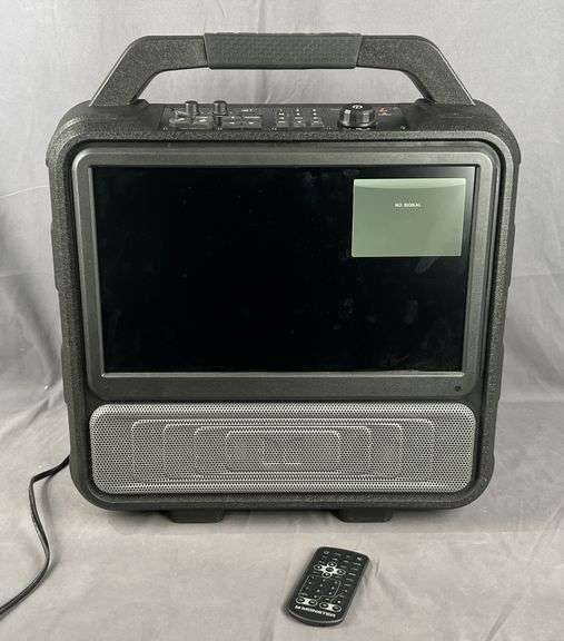 Like New Monster Vision Portable 15.6" LCD HDTV & Bluetooth Speaker ...