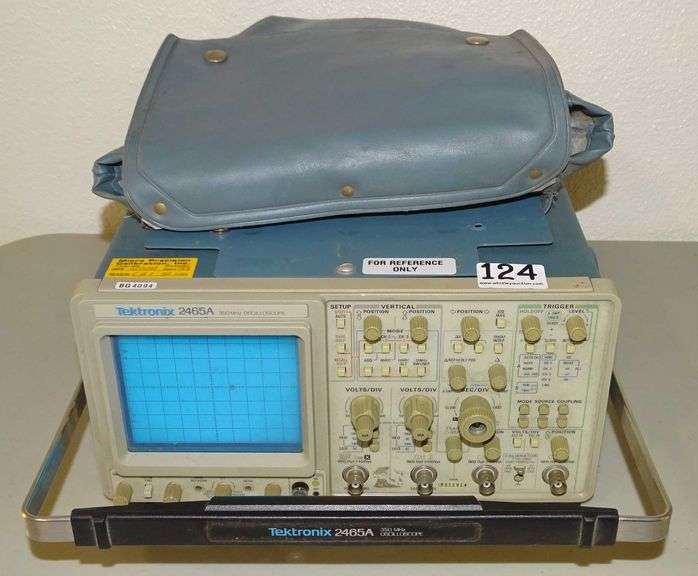 Tektronix 2465A 359 MHz Oscilloscope W/ Accessories. - Rocky Mountain ...