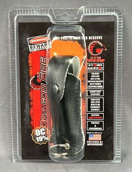 Brand New Dragon Fire Pepper Spray with Black Holster. This is just the ...
