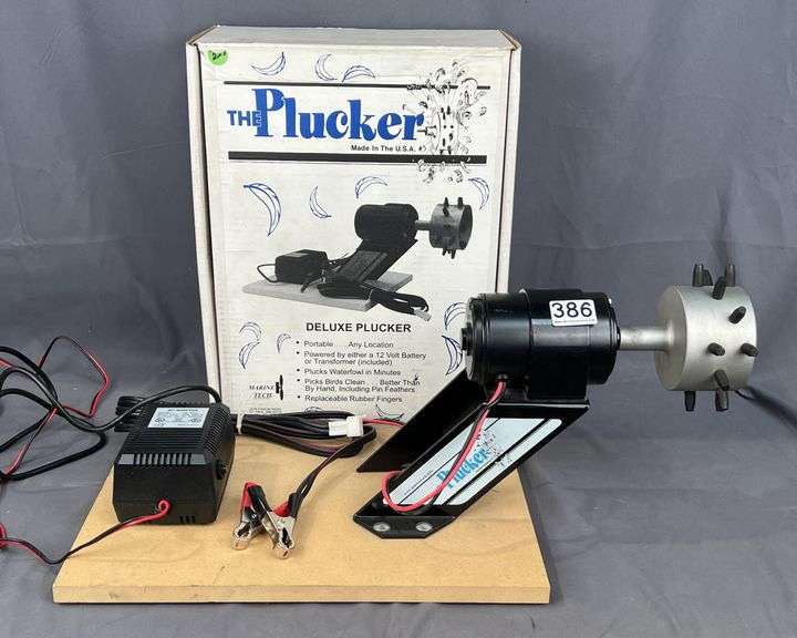 The Plucker - Portable 12-Volt Deluxe Plucker Model 75-1000. This does ...