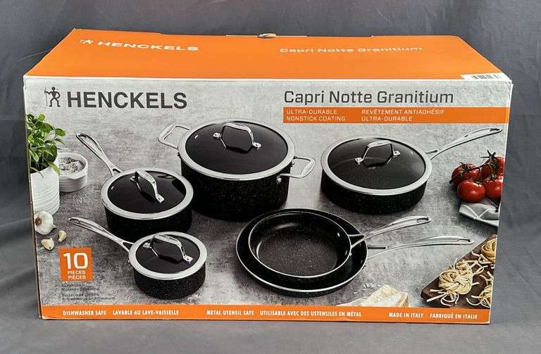 Brand New, High Quality Henckels Capri Notte 10-Piece Nonstick ...