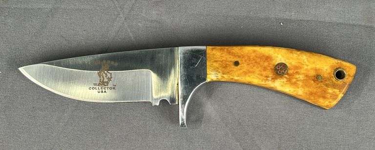 Brand New 7" Hunting Knife W/ Stainless Steel Blade, Full Tang ...