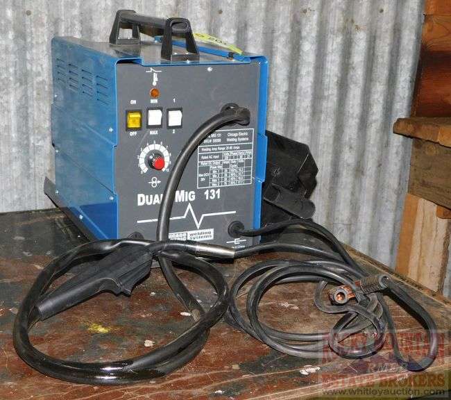 Like New Chicago Electric Dual Mig 131 Welder. - Rocky Mountain Estate ...
