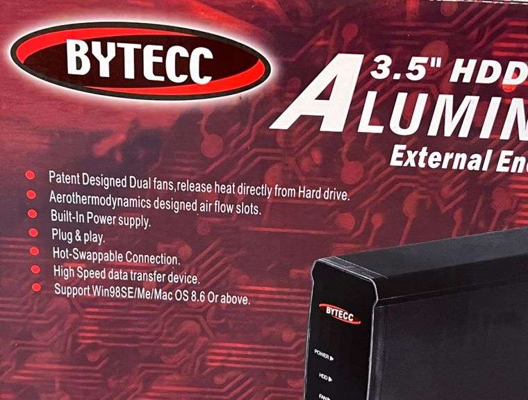 Bytecc USB 2.0, 50GB 3.5" HDD, Aluminum External Enclosure. - Rocky ...