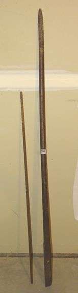 Heavy Duty Steel Digging Bar & 48" Piece of Rebar. Both for one money ...