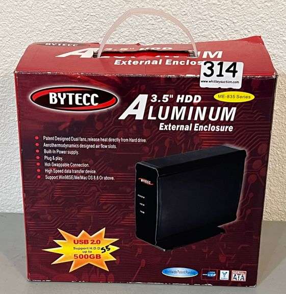 Bytecc USB 2.0, 50GB 3.5" HDD, Aluminum External Enclosure. - Rocky ...