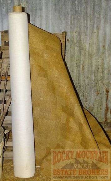 Partial Roll Of Oil Cloth Style Fabric. - Rocky Mountain Estate Brokers ...