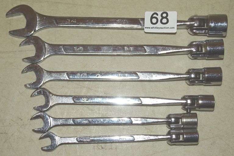 Set of SAE Drop Forged Flex-Head Socket Wrenches. All for one money ...