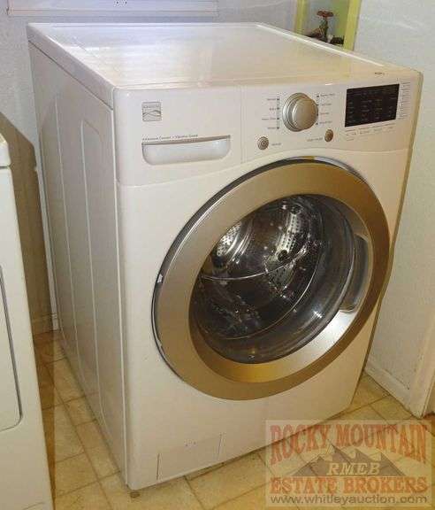 Kenmore Connect, White Front Loading Washing Machine with Vibration ...