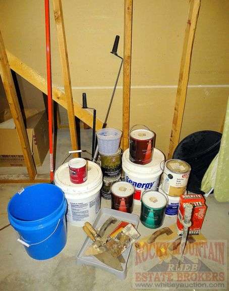 Asst. Paint, Sewer Snakes, Trowels, and More. This paint has been ...