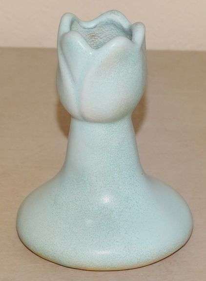 Vintage Van Briggle Pottery 4" Tulip Candle Holder -Bud Vase. - Rocky ...