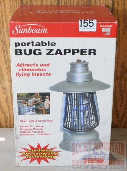 Sunbeam Portable Bug Zapper. This appears to be new in the original box ...