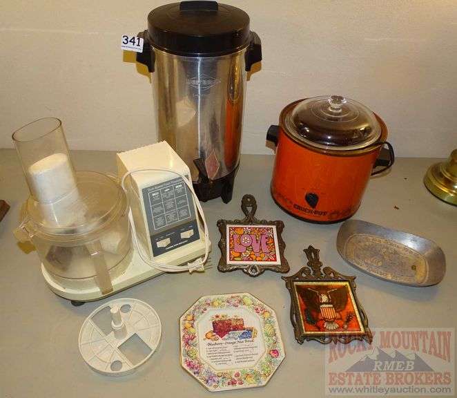 Hamilton Beach Dual Food Processor Model 702-5, Burnt Orange Rival ...