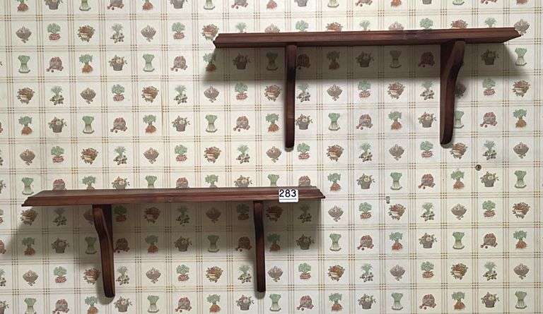 2 Wooden Wall Shelves, 24" Wide, Both for One Money. - Rocky Mountain ...
