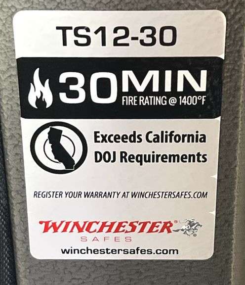 Winchester Model TS12-30 12-Gun Capacity Combination Gun Safe - 30 min ...